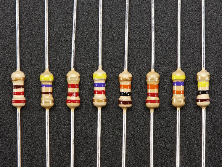 Резисторы (сопротивления) 0.25W (от 1Ом до 1МОм)